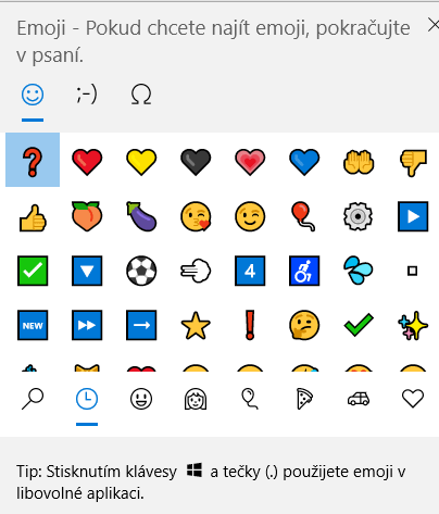 Význam smajlíků a emoji 😉 + Návod jak je napsat na klávesnici